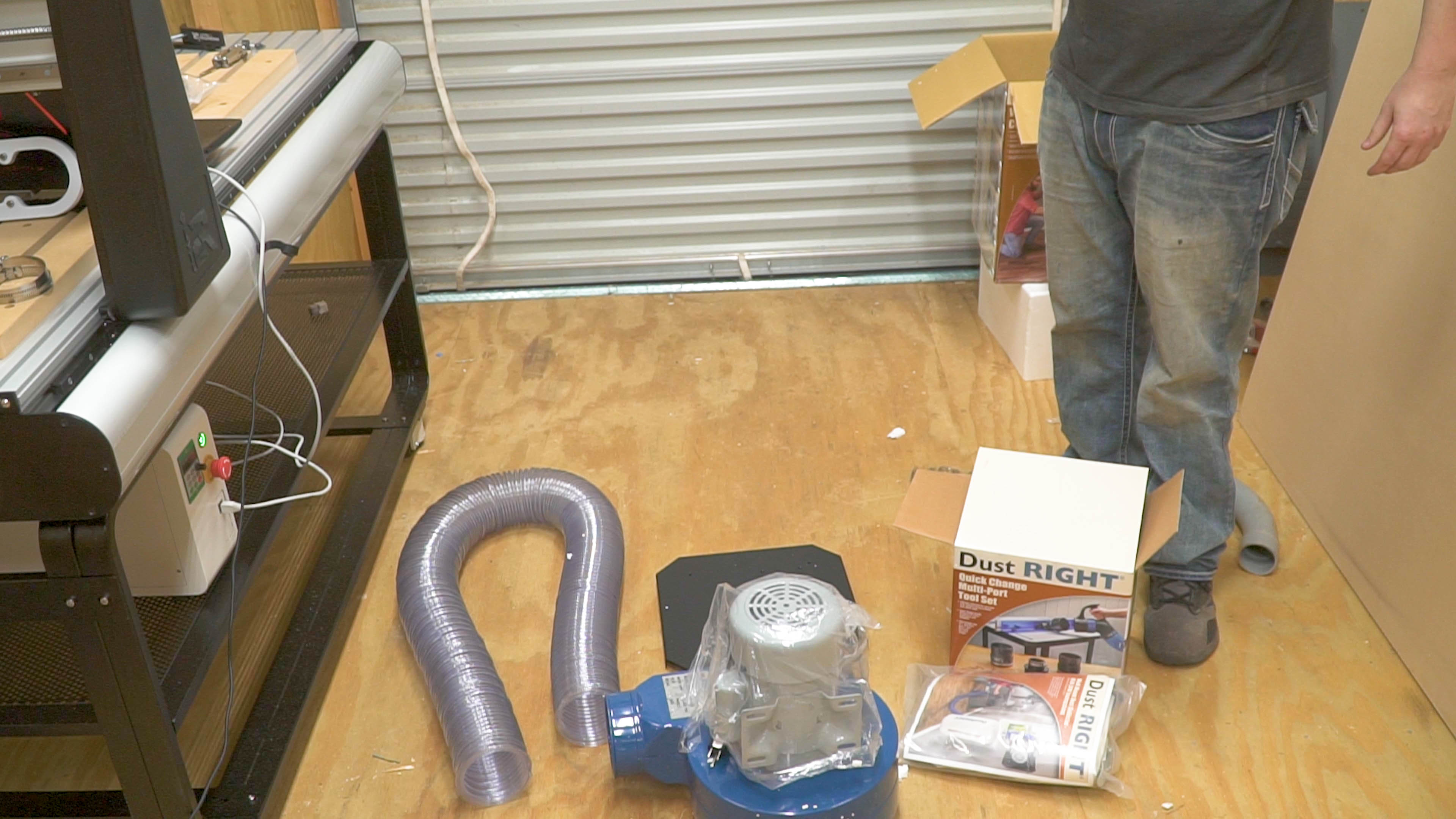Installing The Dust Right Dust Collector – JPayne Woodworking